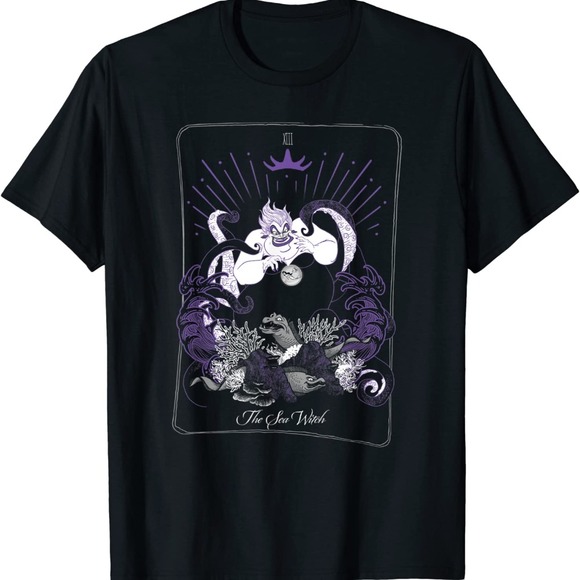 Tops | Disney Villains Ursula The Sea Witch Tarot Card | Poshmark